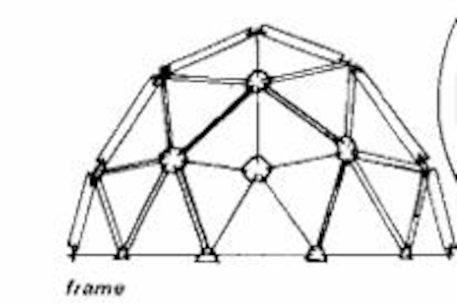 DIY Geodesic Dome Sun Winter Greenhouse or 2V 3V Climbing Frame ...