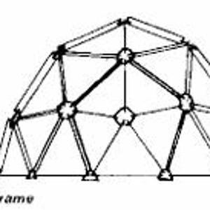DIY Geodesic Dome Sun Winter Greenhouse or 2V 3V Climbing Frame ...
