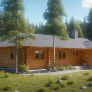 120 Pioneer Log Cabin Plans Homes Floorplans Build Tiny Log Tourist ...