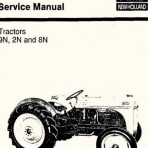 Ford Tractor 2N 8N 9N Shop Service PDF Manual Bundle Handbook Vintage ...