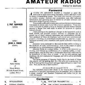 A Guide to Amateur Radio Guide PDF Vintage Ham Radio Instant PDF ...