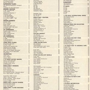 1968s Revell Collectors Catalog Space Ships Cars Trains Planes Toys ...