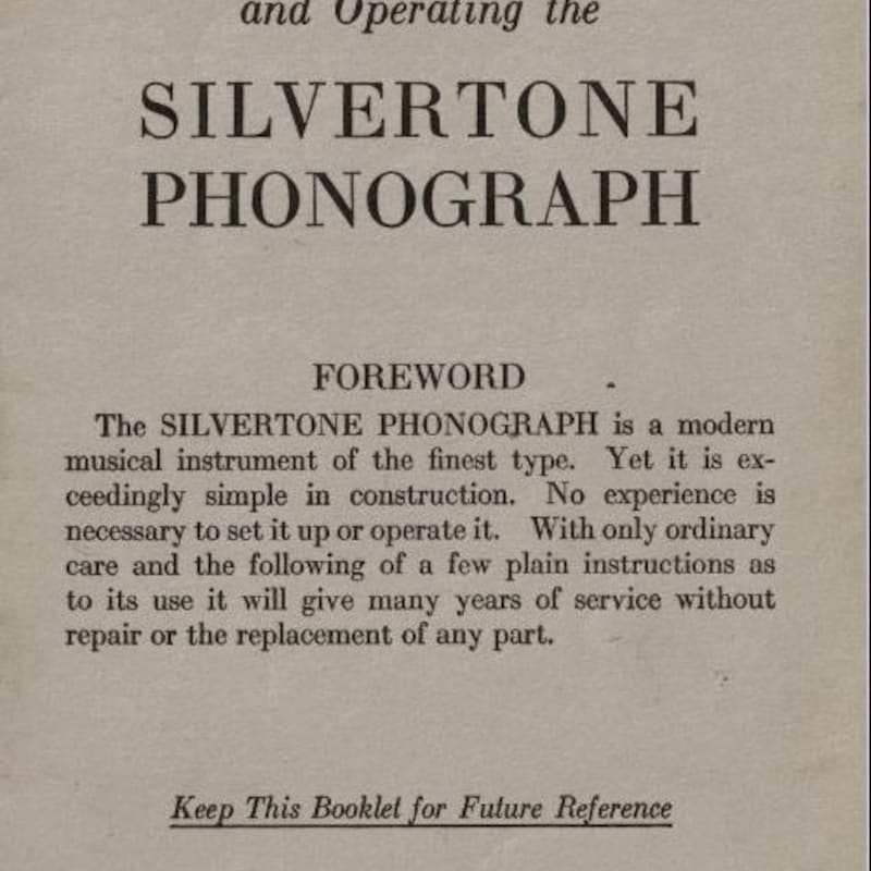 Silvertone Vintage Radio - Etsy