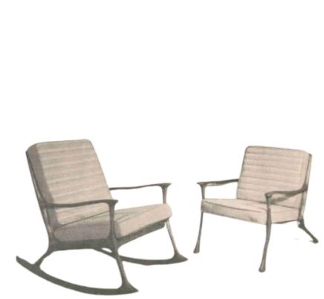 DIY Mid Century Modern Danish Inspired Lounge Chair and Rocker MCM Wood ...