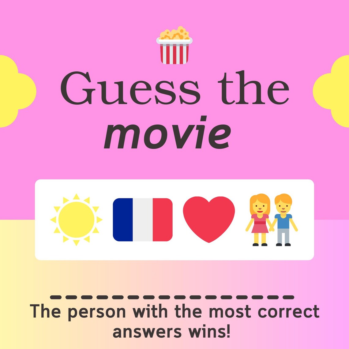 80s Horror Emoji Movie Quiz Party Game Eighties Pictionary Picture ...