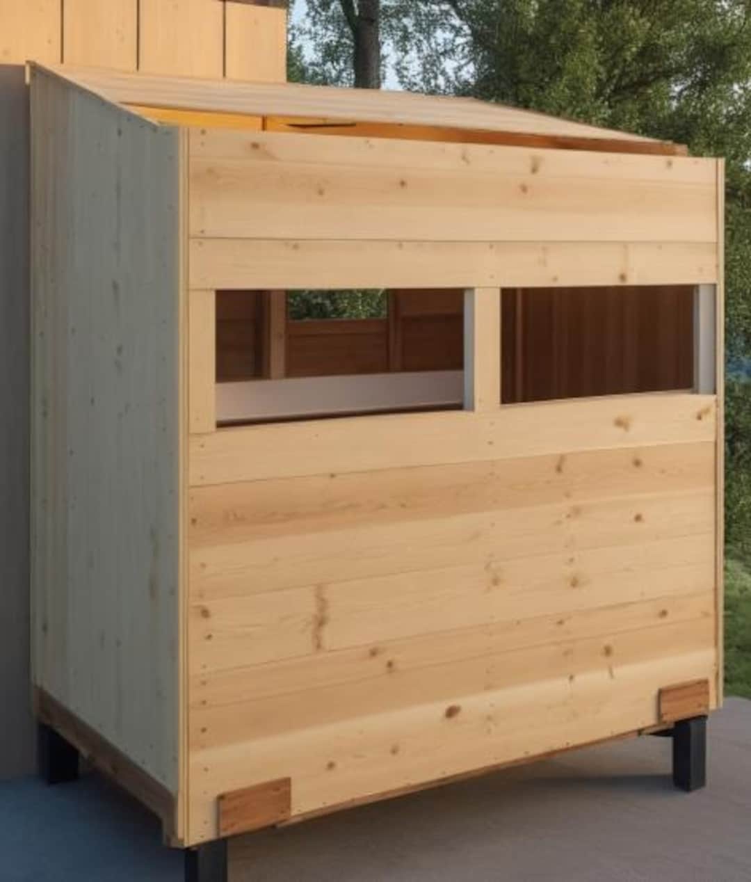 DIY 4x6 Cheap Elevated Deer Blind Stand Box Tower Shelter Plans ...