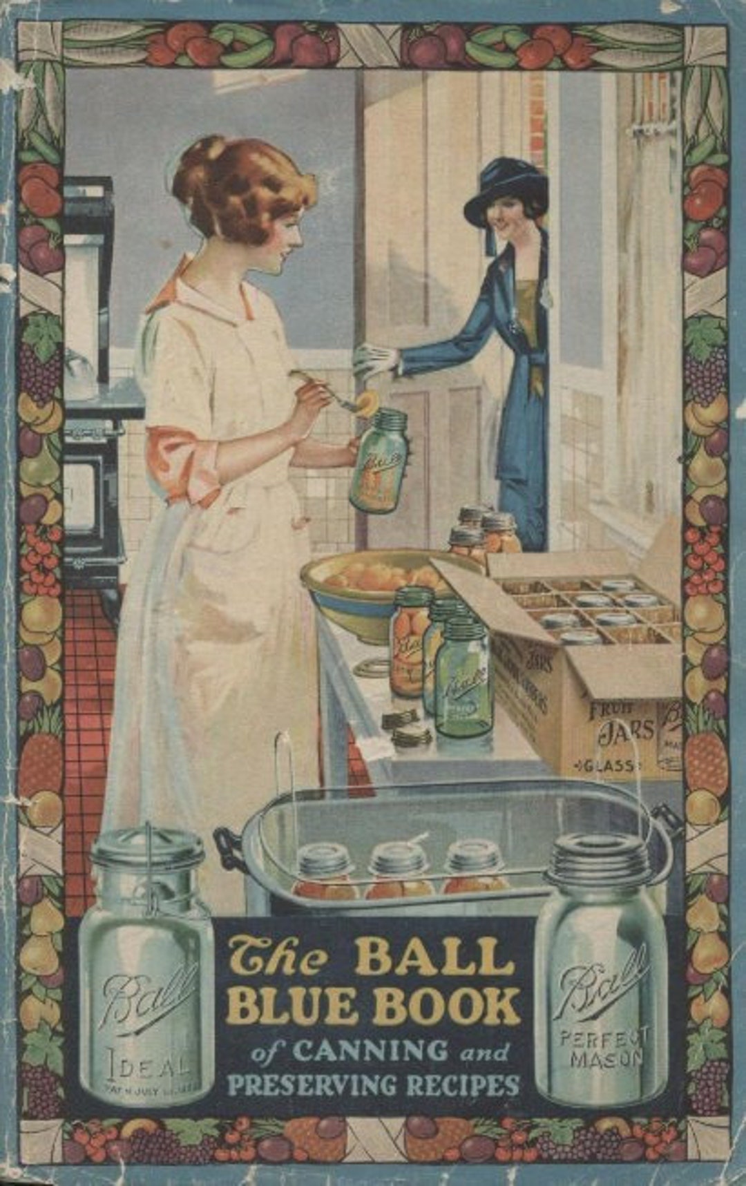 Ball Blue Book of Canning and Preserving Recipes Handbook PDF Vintage ...