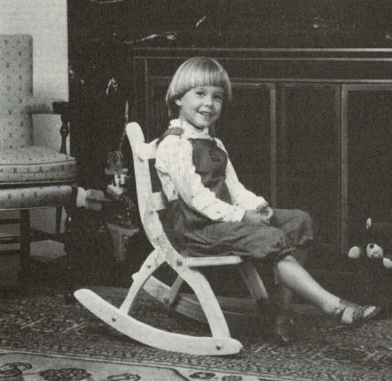 2 DIY Kids Rocker Folding Rocker Child Toddler Woodworking Plans PDF ...