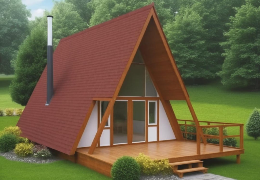 2 Bed A-frame Loft Chalet Cabins Lakehouse Nordic Vacation Summerhome ...
