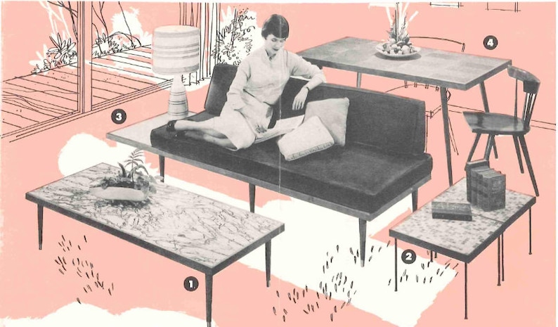 66 MCM Architect Designed House Blueprints With Interiors PDF Bundle ...