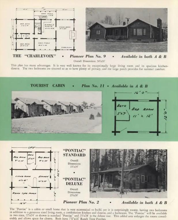120 Pioneer Log Cabin Plans Homes Floorplans Build Tiny Log Tourist ...