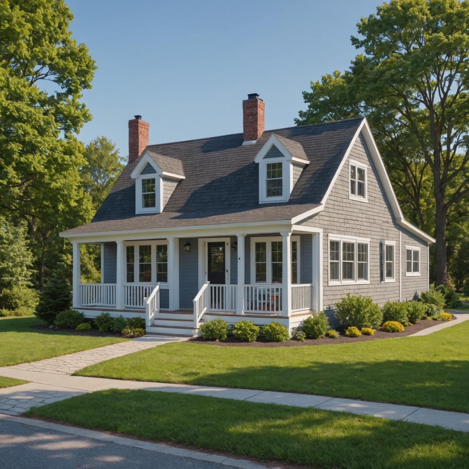 Craftsman Californian Bungalow Cape Cod Georgian Cottages Custom Home ...