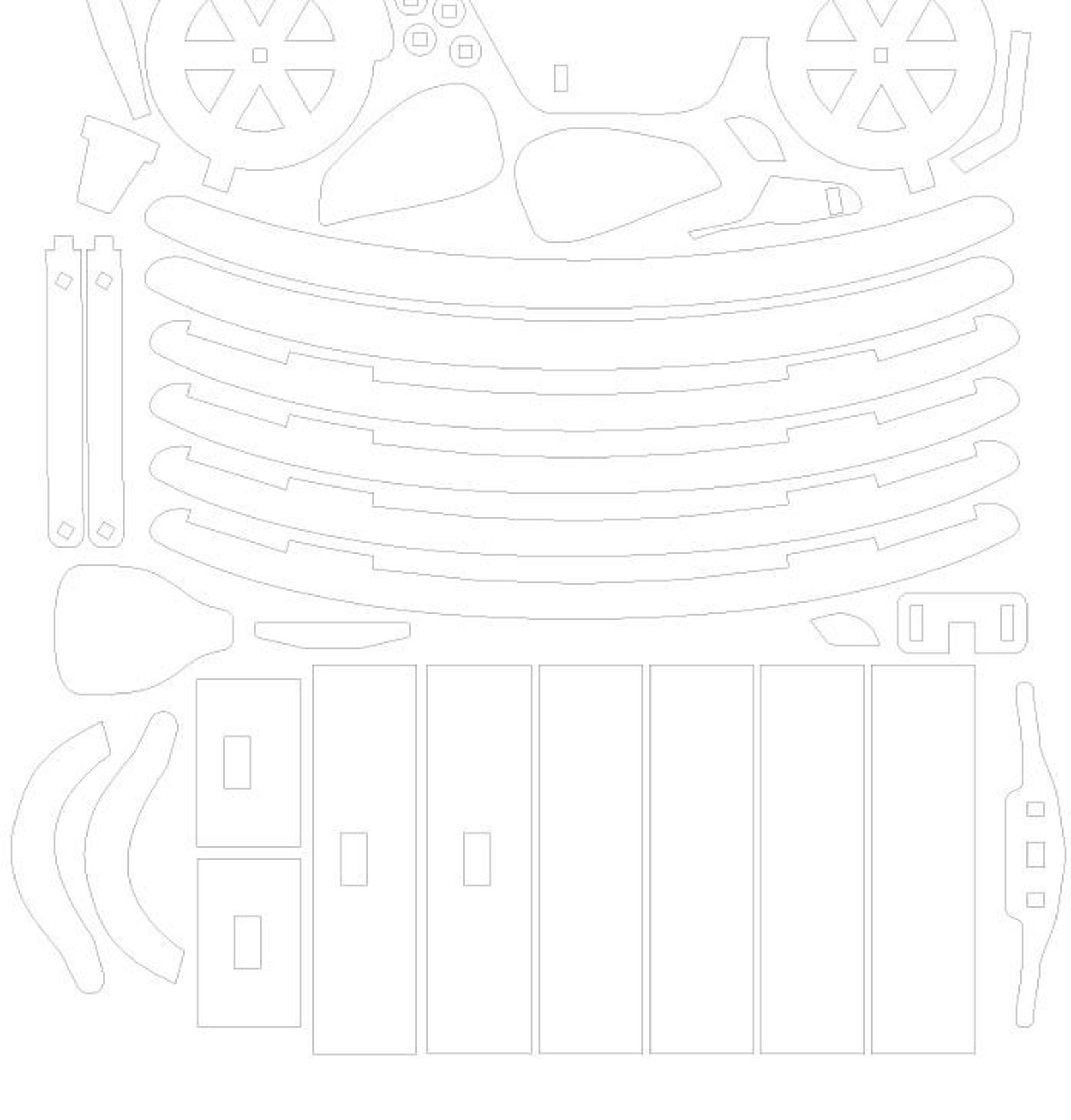 DIY Kids Motorcycle Rocker Child Toddler CNC Woodworking Rocking Plans ...