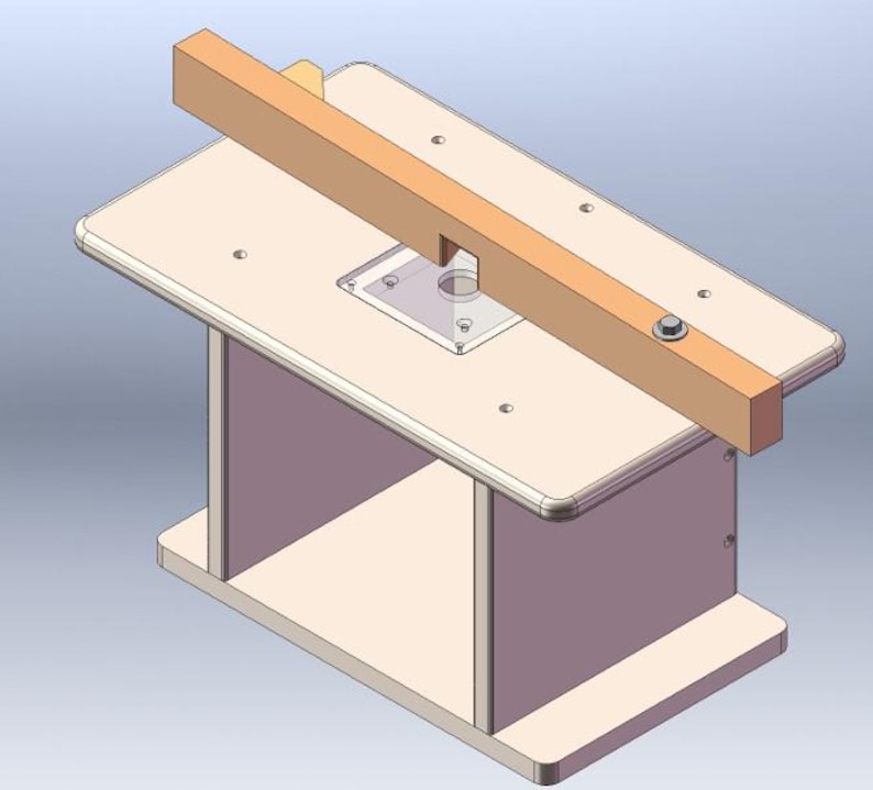 DIY 12x20" Mini Router Table Benchtop Bench Top Router Jig Workbench ...