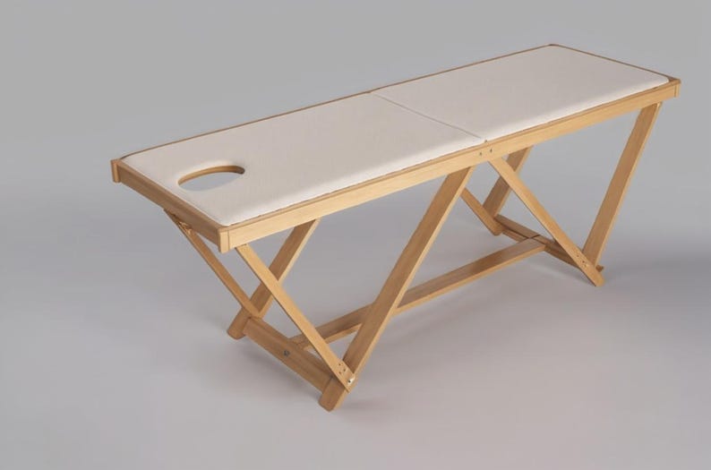 DIY Easy Folding Mobile Massage Table on Castors Wheels Woodworking ...