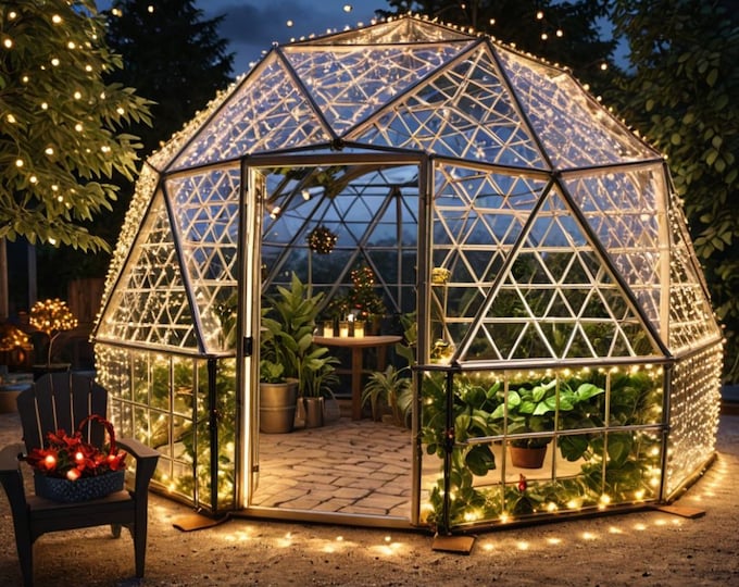 40ft / 12m Geodesic Dome DIY Build Plans (imperial and Metric) - Etsy ...