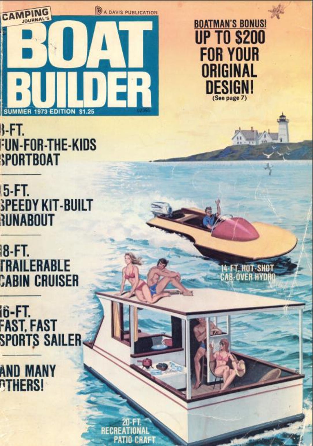 DIY Wooden Boat Builder Magazine Boat Designs Vintage 1970s PDF ...