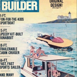 DIY Wooden Boat Builder Magazine Boat Designs Vintage 1970s PDF ...