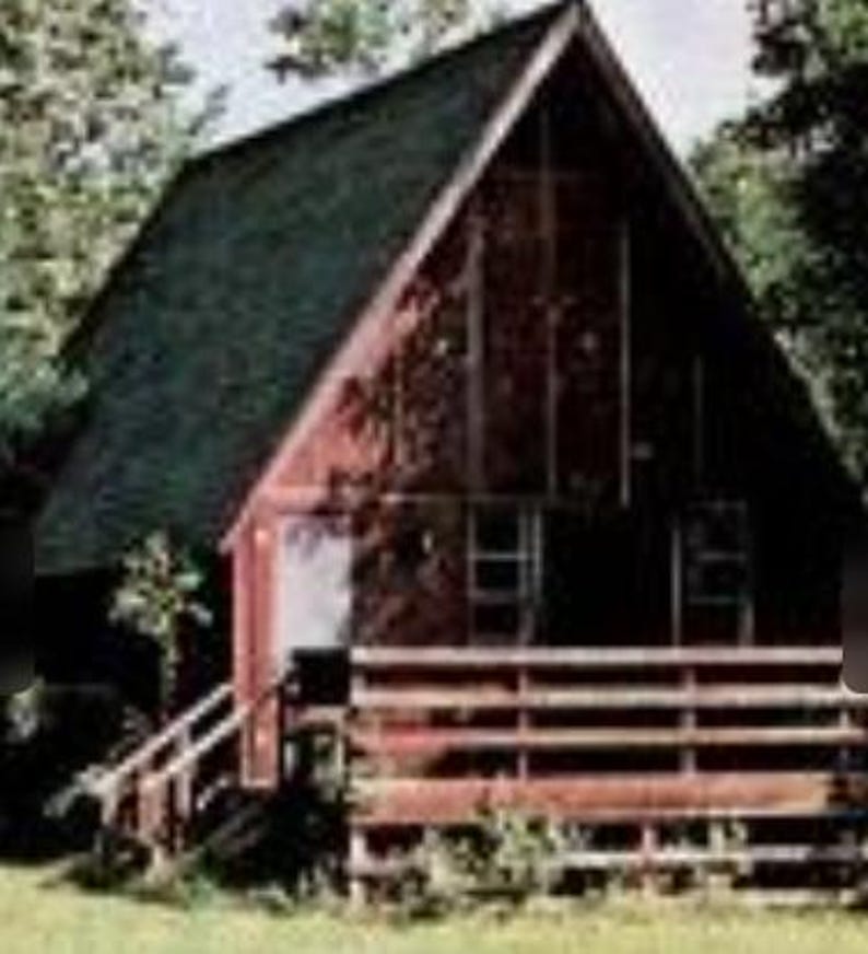 DIY Glamping A Frame Chalet Cabins Lakehouse Bunkhouse Vacation ...