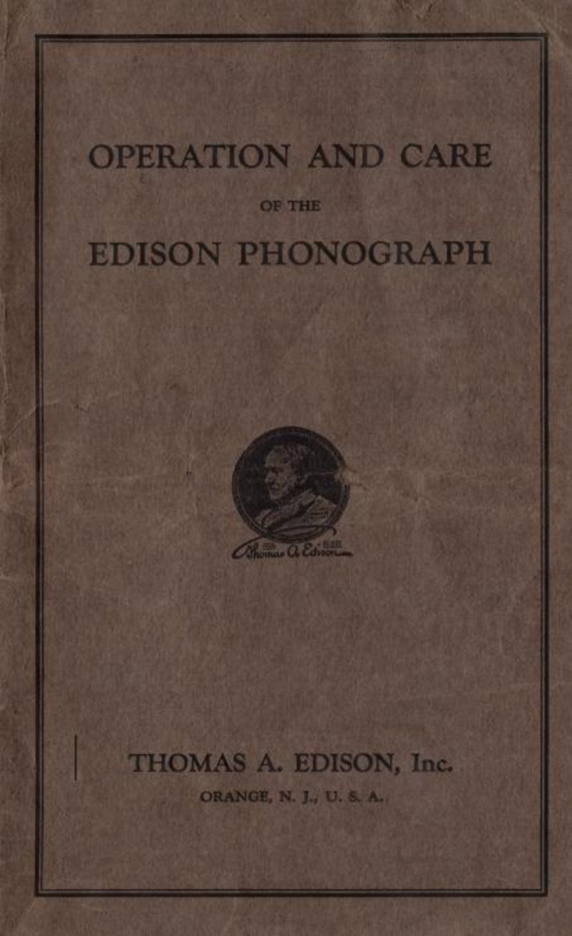 Edison Gem B PDF Manual for Phonograph Portable Gramophone Operation ...