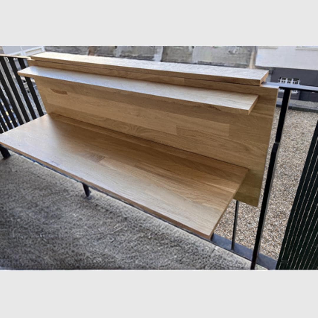 DIY Easy Customized Balcony Bar Folding Railing Laptop Table Renters ...