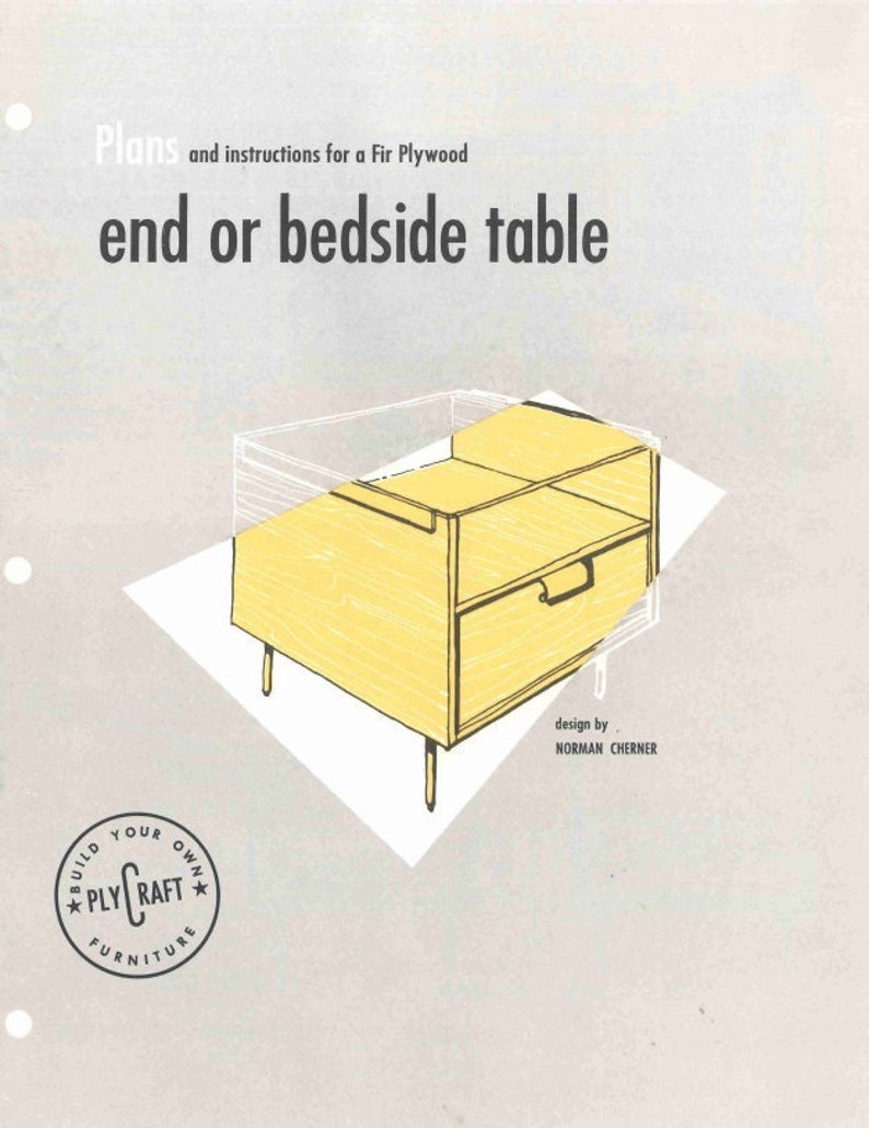 DIY Mid Century Modern Vintage Coffee End or Bedside Table MCM ...