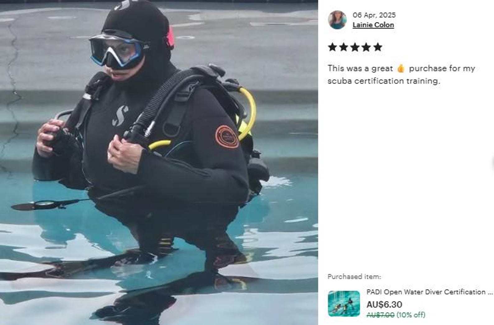 PADI Open Water Diver Certification Practise Mock Exam Test With ...