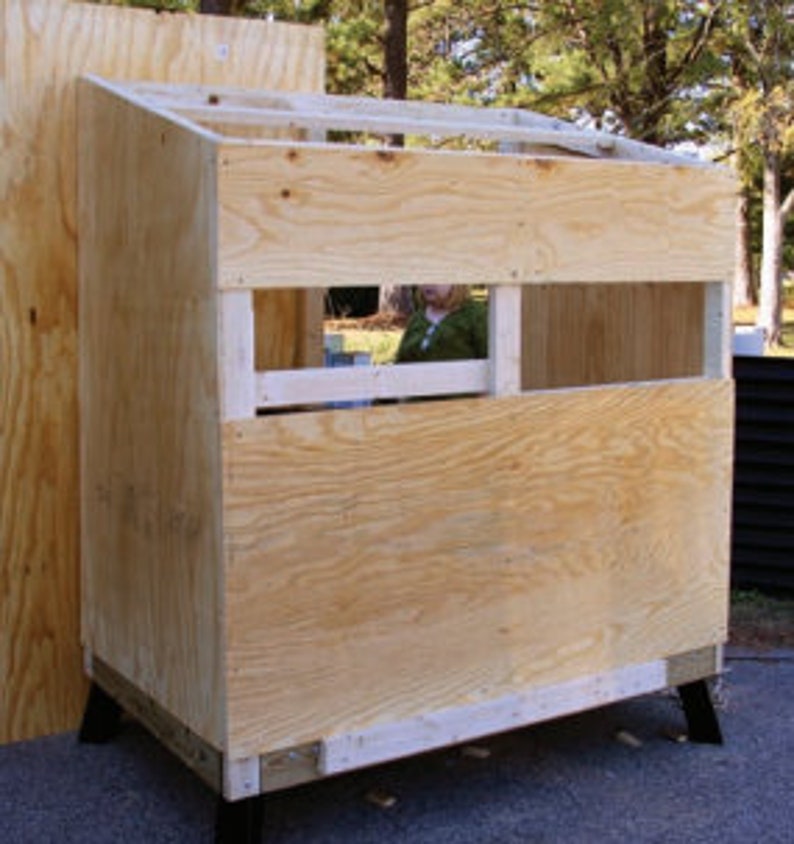 DIY 4x6 Cheap Elevated Deer Blind Stand Box Tower Shelter Plans ...