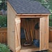 DIY Lean to 4x6ft Garden Shed Lumber Wood Shelter Build Plans for ...