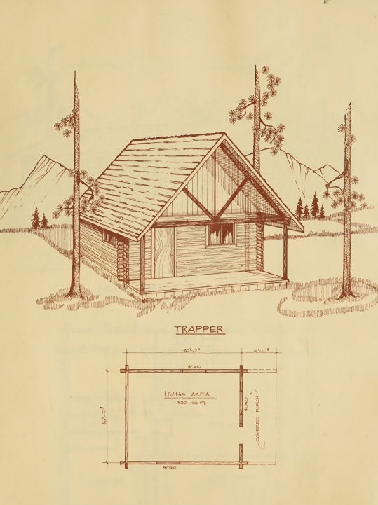 Bungalow Small House Cabin Plans Homes Floorplans Build Tiny Log Cabin ...