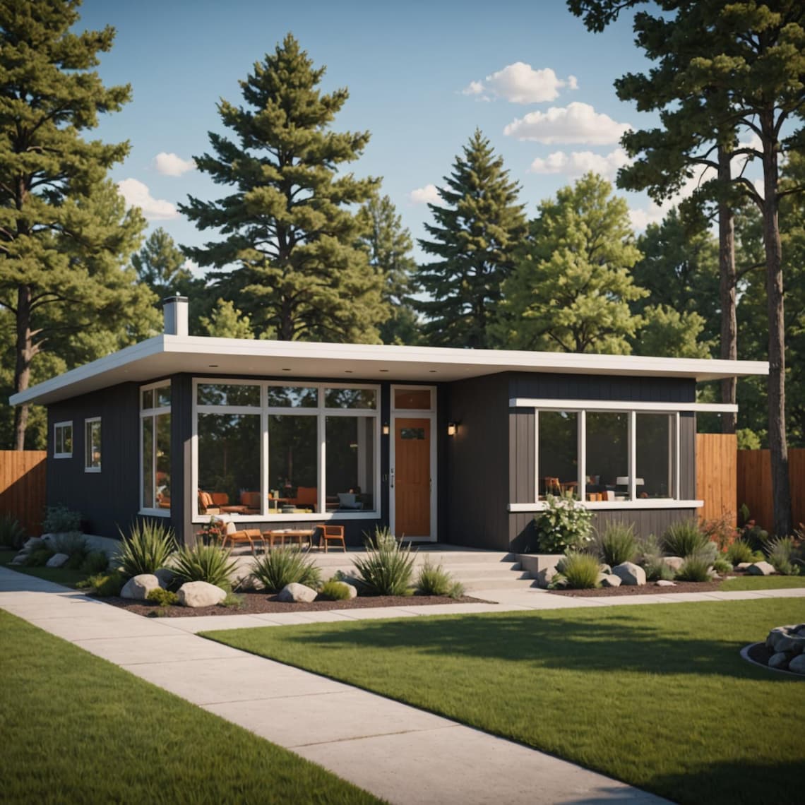 66 MCM Architect Designed House Blueprints With Interiors PDF Bundle ...