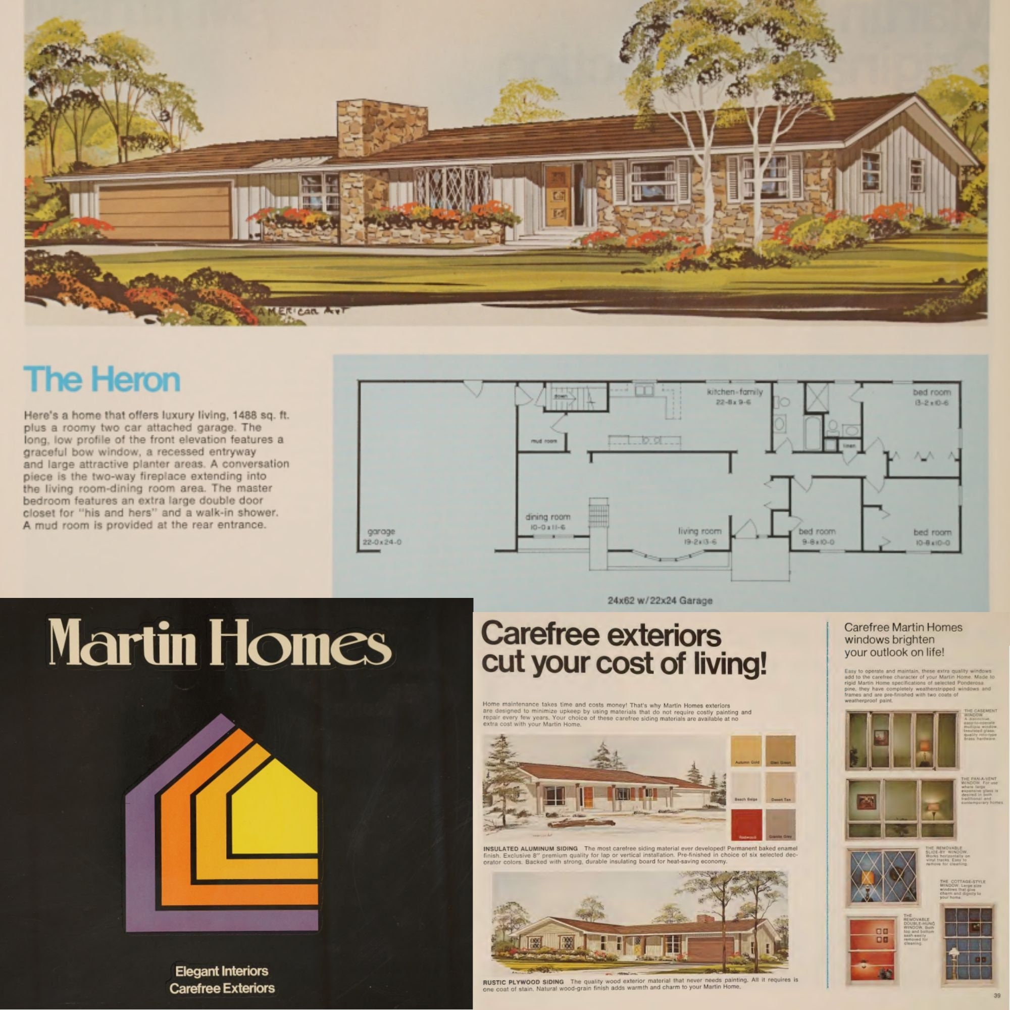 66 MCM Architect Designed House Blueprints With Interiors PDF Bundle ...