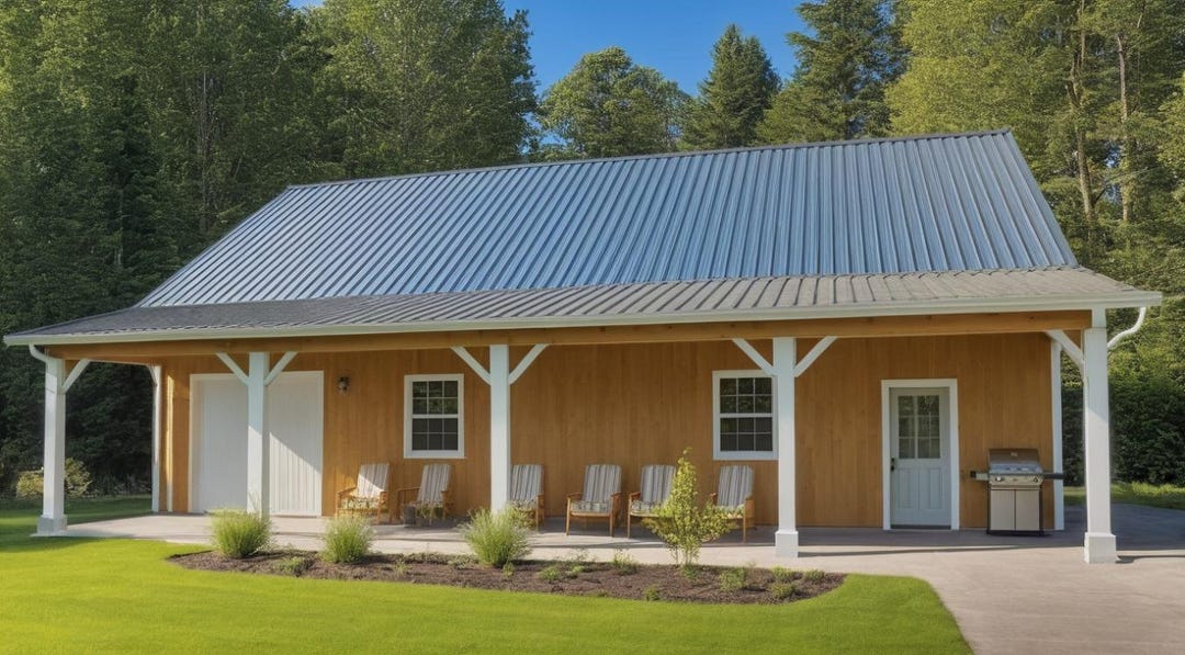 5 One Two Car Garage Conversion Two Story Apartment Porch Shed Barn ...