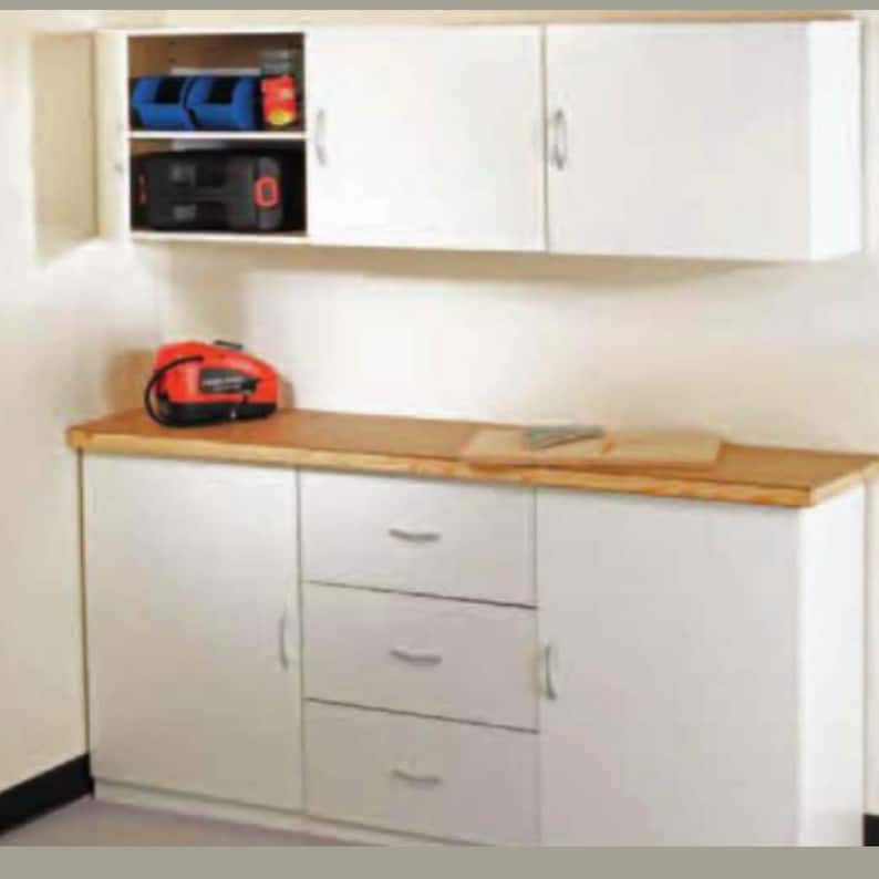DIY Easy Garage Cabinet Utility Cupboards Drawers Laundry Garage ...