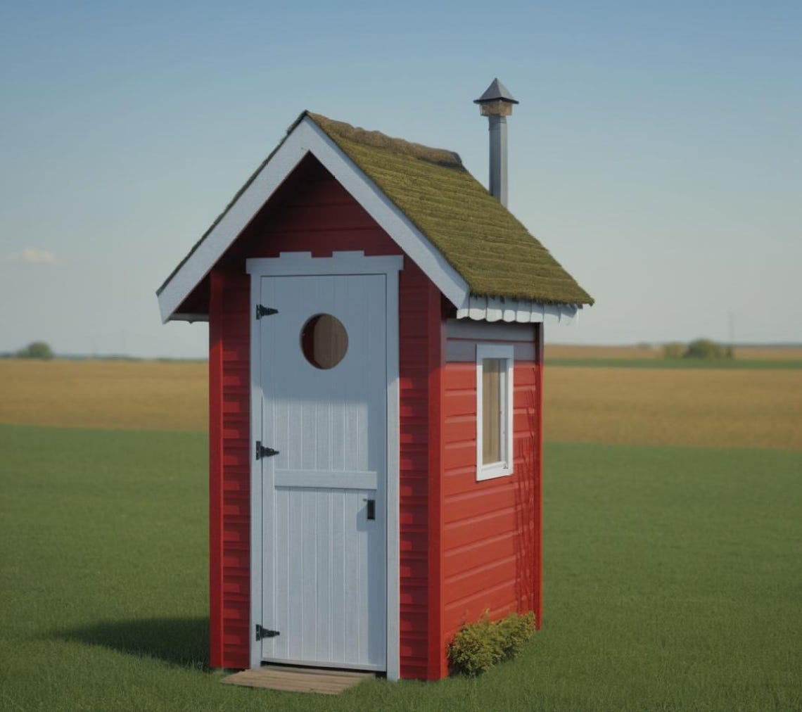 DIY Homestead Outhouse How to Build Your Own Farm Outhouse Dunny PDF ...
