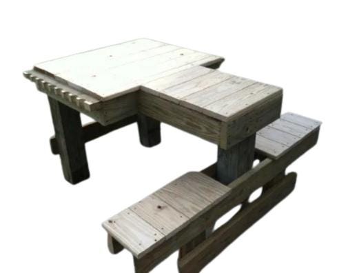DIY 36"x54"x41" Custom Shooting Bench Plan Shooters Stand Table Weekend ...