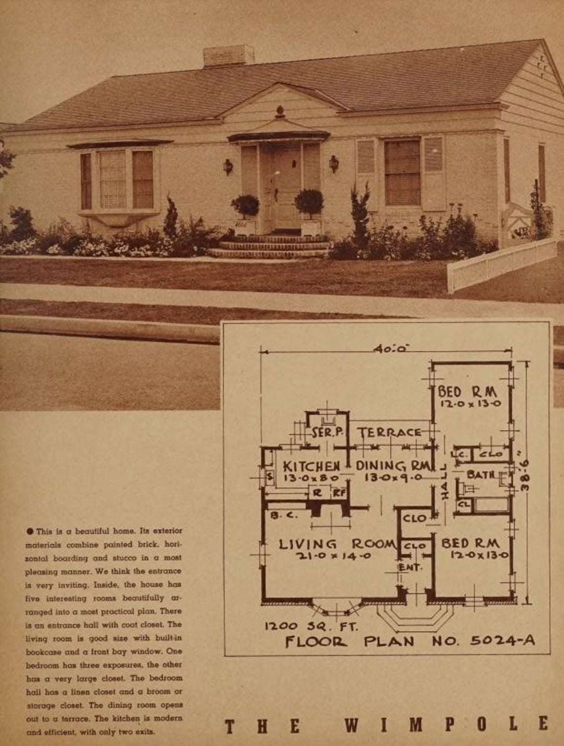 66 MCM Architect Designed House Blueprints With Interiors PDF Bundle ...