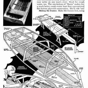 23 DIY Wooden Boat Handbook Designs Vintage Fishing 1950s PDF Book ...