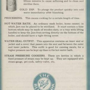 Ball Blue Book of Canning and Preserving Recipes Handbook PDF Vintage ...