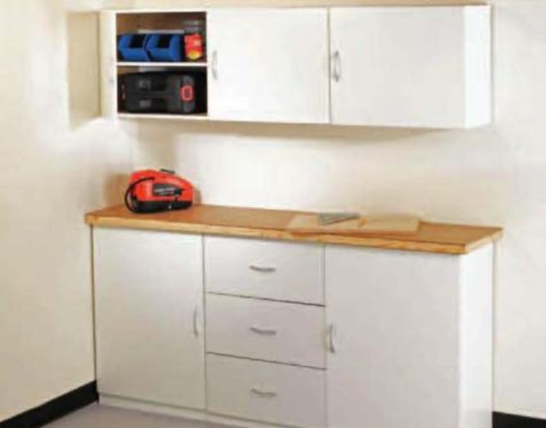 DIY Easy Garage Cabinet Utility Cupboards Drawers Laundry Garage ...