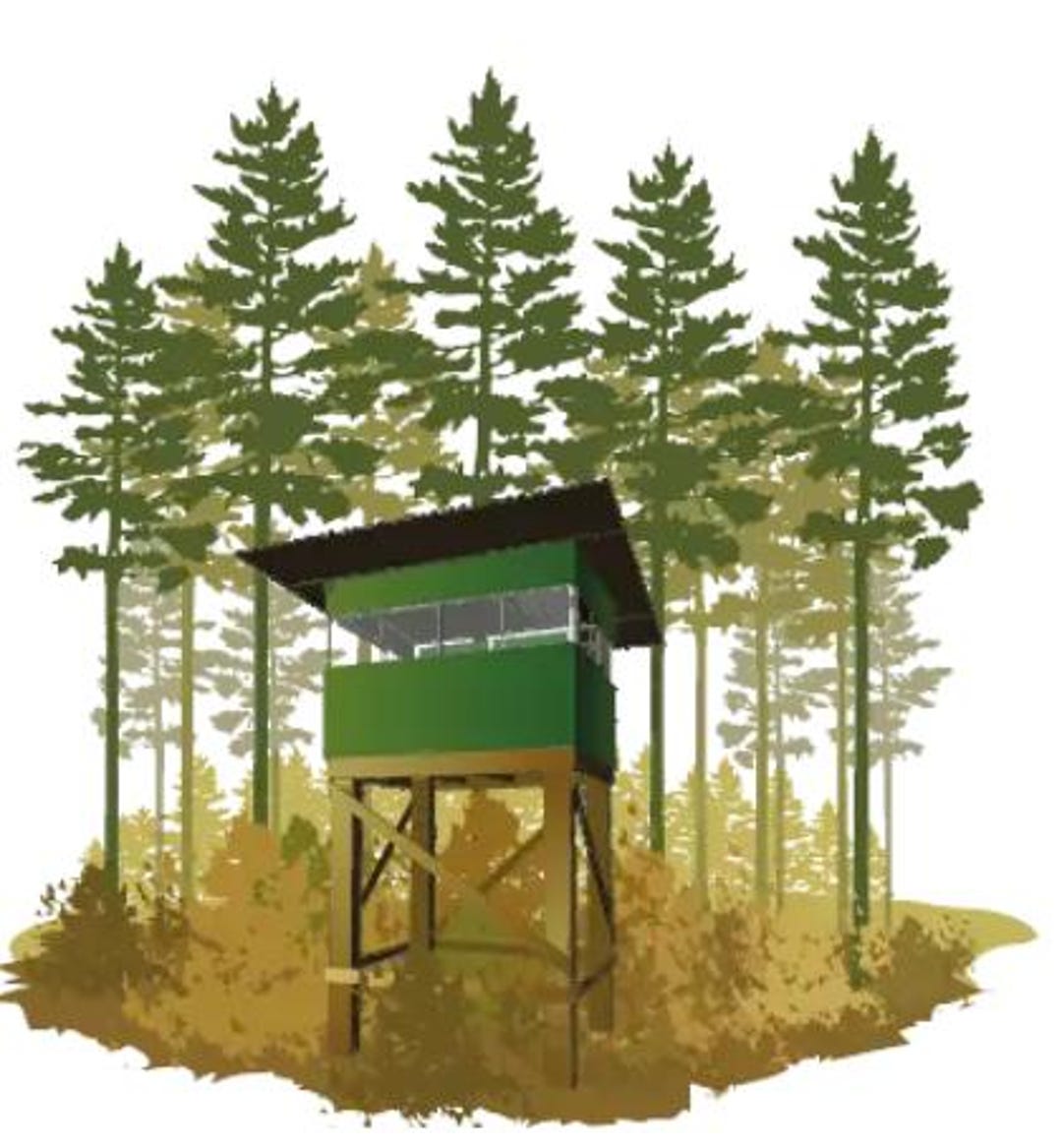 DIY 8x6 Portable Box Stand Elevated Deer Blind Tower Shelter Plans ...