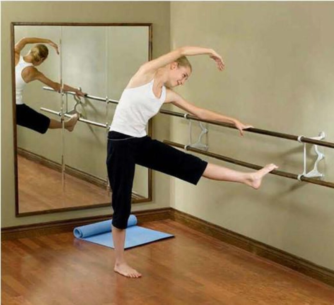 How to Install Ballet Barre DIY Plans Wall Bars Mounted Exercise Frame ...