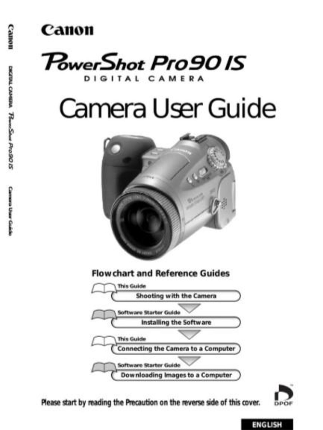 Canon Powershot Pro 90 IS User Guide Digital Camera User Operators ...