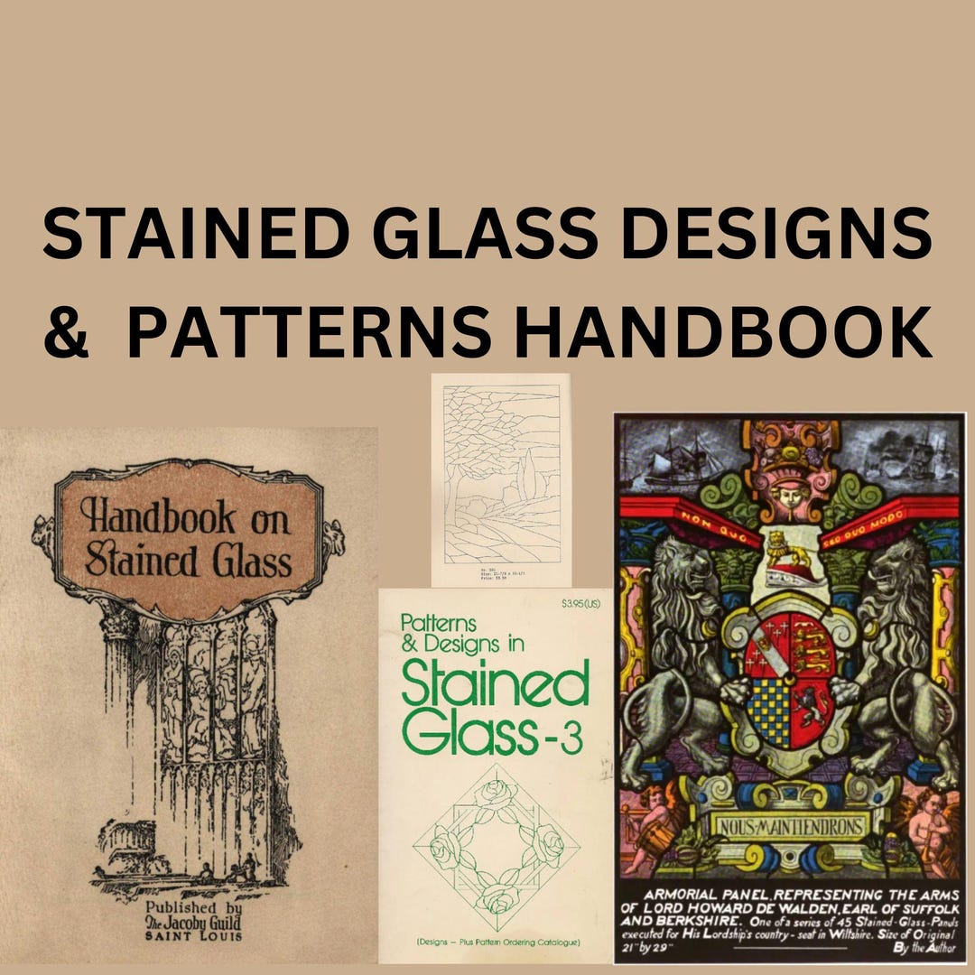 Stained Glass Designs Patterns Book 3 Plus Jacoby Guild Handbook PDF ...