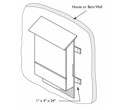DIY Easy Bat House Plans for House Barn Wall Construction How to Build ...