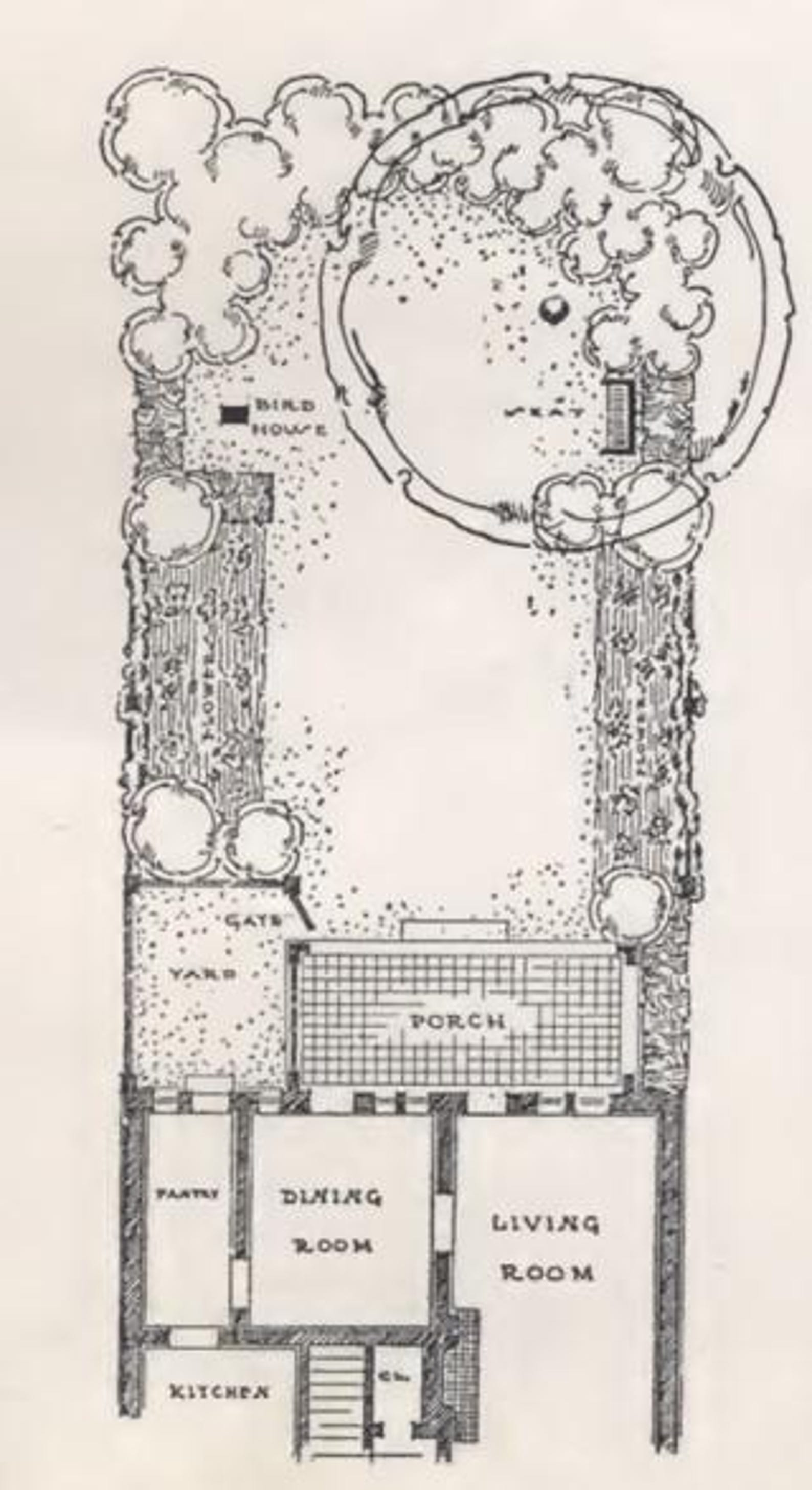 DIY Vintage Cottage Garden Plans 30x50 Feet Designs Enclosed Flower ...
