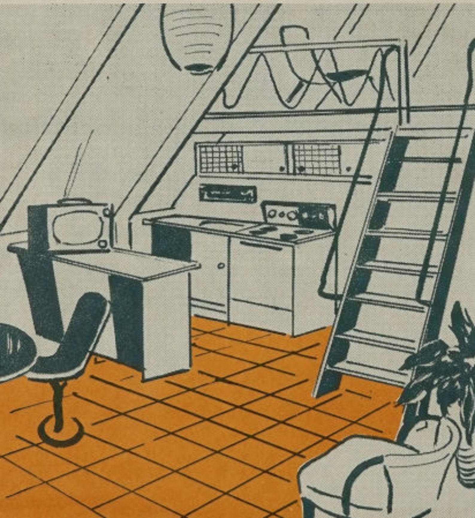 Build and Furnish a Log Cabin Ski Chalet Vacation Home With Real 1970 ...