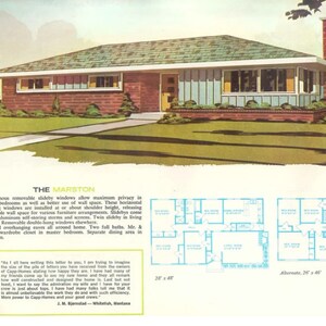 50+ MCM Architect Designed Blueprints PDF Bundle Custom House Designs ...