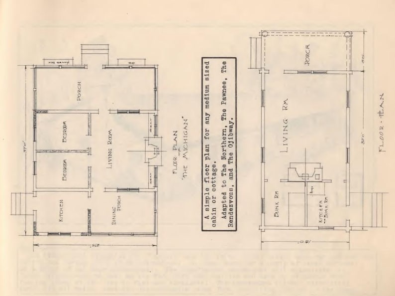120 Pioneer Log Cabin Plans Homes Floorplans Build Tiny Log Tourist ...