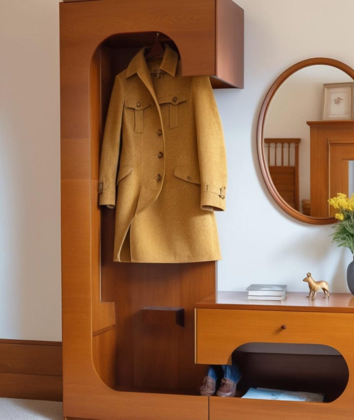 DIY Hall Tree Stand Plans 1970s Vintage Woodworking Plan PDF Design How ...